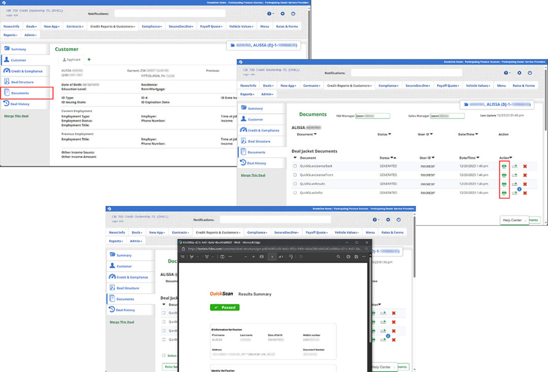 RouteOne Dealer Jacket Integration - 700 Credit