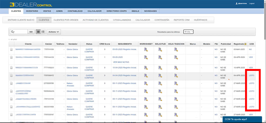 Dealer Control - 700 Credit